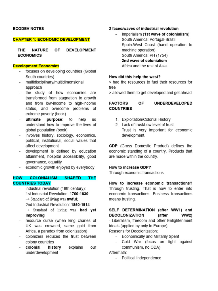 Ecodev - Finals | PDF | Economic Inequality | Discrimination & Race Relations