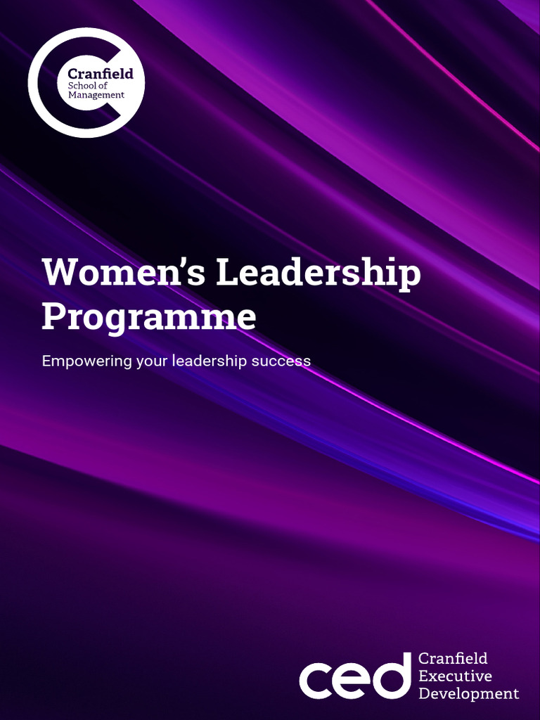 Women's Leadership Programme | PDF | Leadership | Empowerment