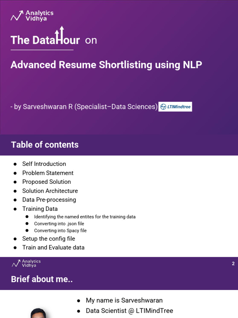 DataHour Sarveshwaran | PDF