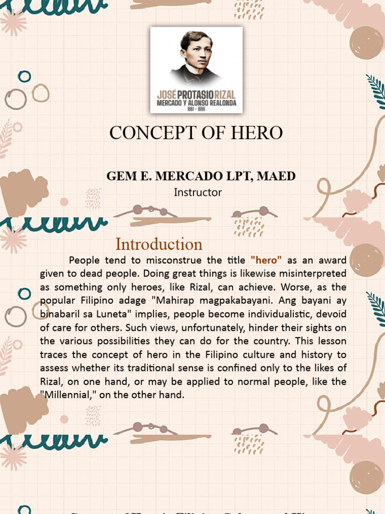 Concept of A Hero | PDF