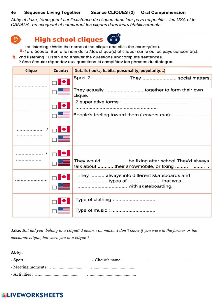 Cliques Document 2 | PDF | Sports & Recreation | Games & Activities