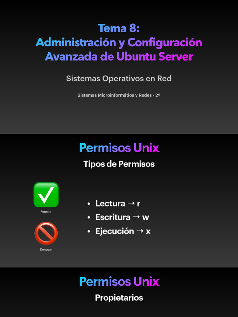 Tema 8 | PDF | Gestión de datos | Software Unix