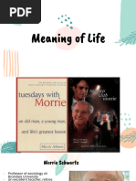 Tuesdays with Morrie: Life Lessons PDF | PDF | Love | Happiness
