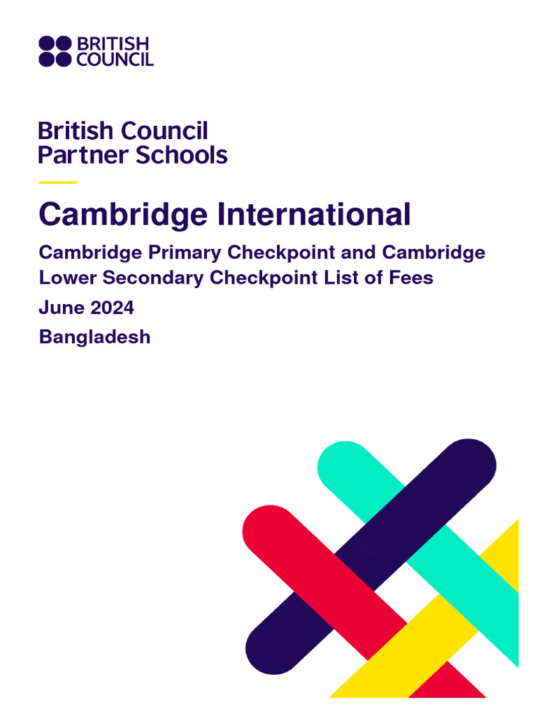 Cambridge Checkpoint Exam Fees 2024 | PDF