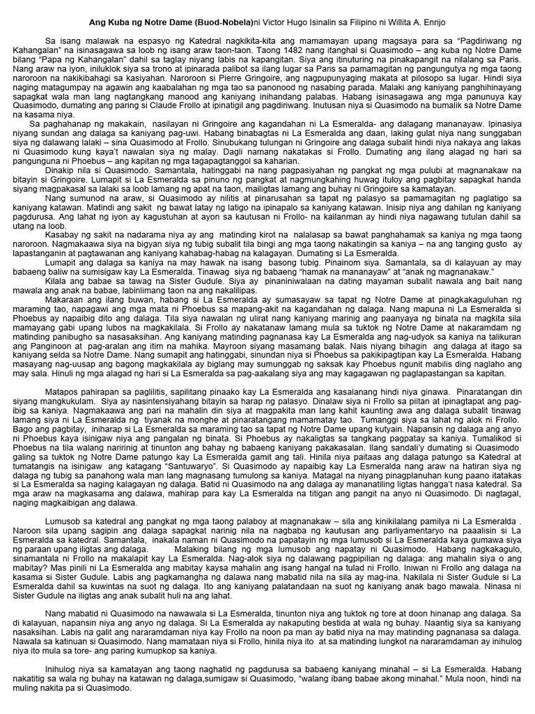 Ang Kuba NG Notre Dame | PDF