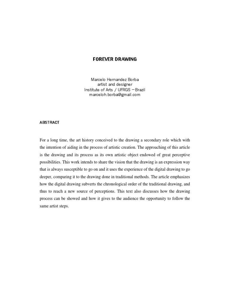 Forever Drawing MHB | PDF | Art