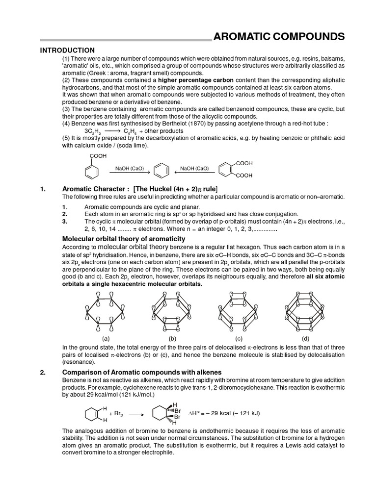 Mechanisms of Aromatic Compounds | PDF