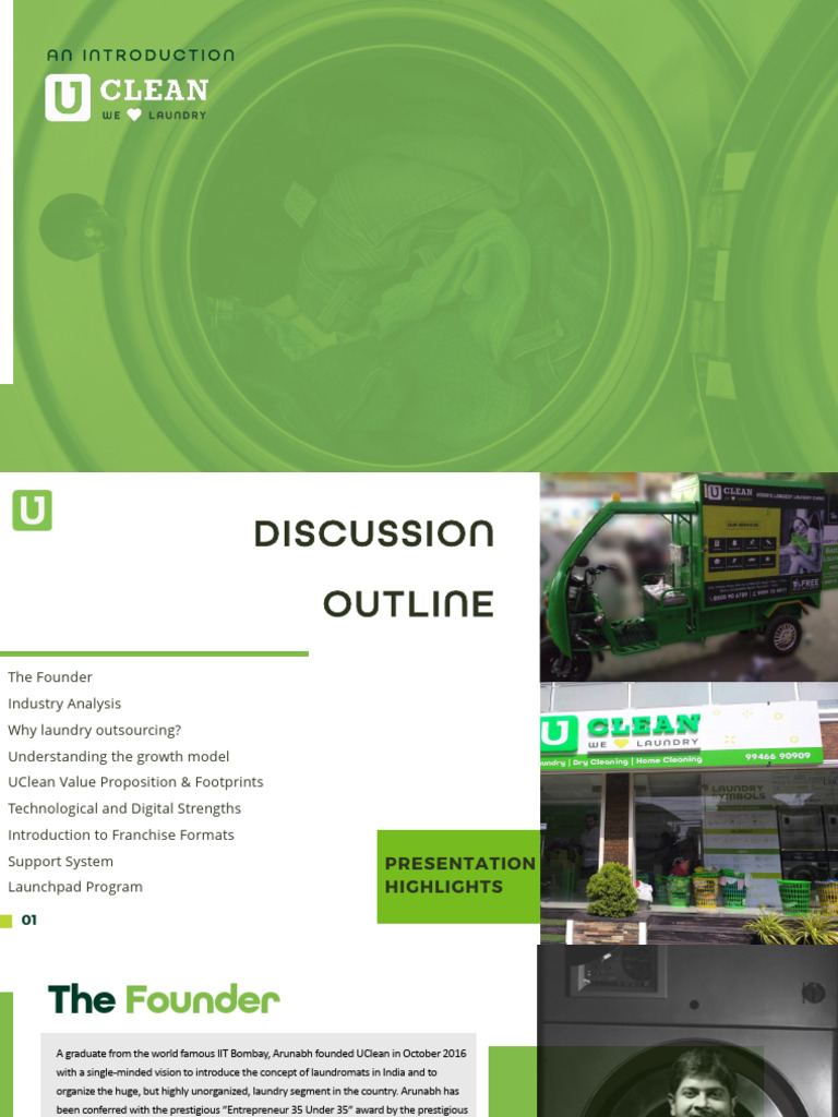 Introduction To UClean | PDF | Laundry | Franchising
