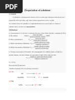Preparing 1M HCl Solution Guide | PDF | Hydrochloric Acid | Acid