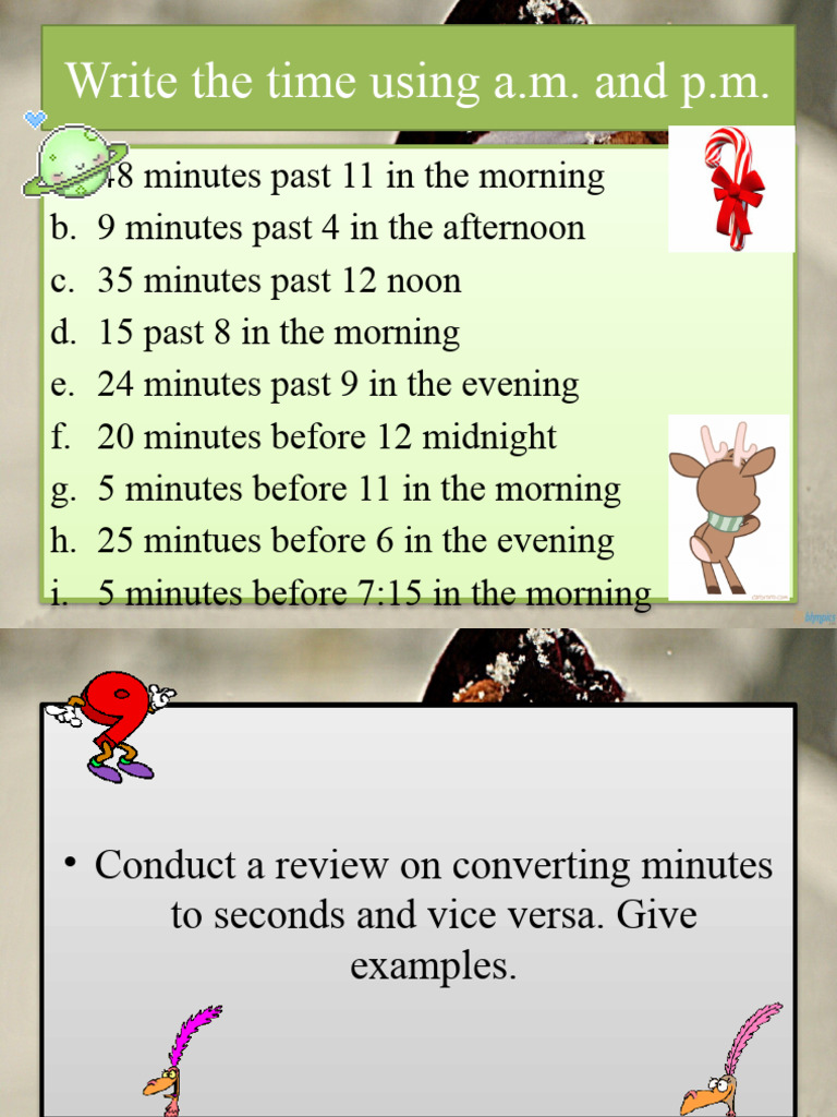 MATH 4 PPT Q3 W6 - Lesson 55 - Elapsed Time | PDF