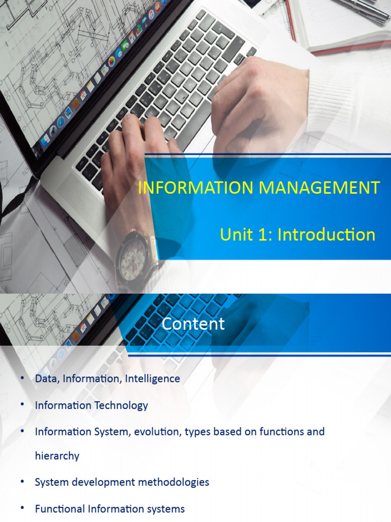 UNIT 1 information management | PDF