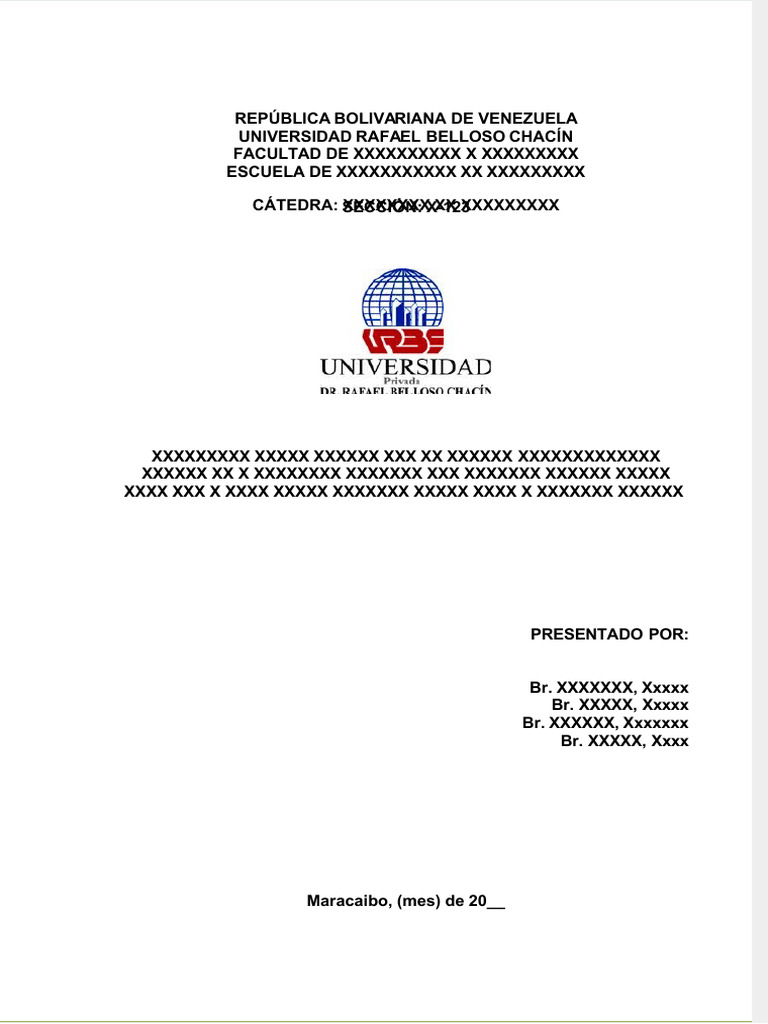 Dokumen - Tips - Portada Trabajos Pregrado Urbe | PDF