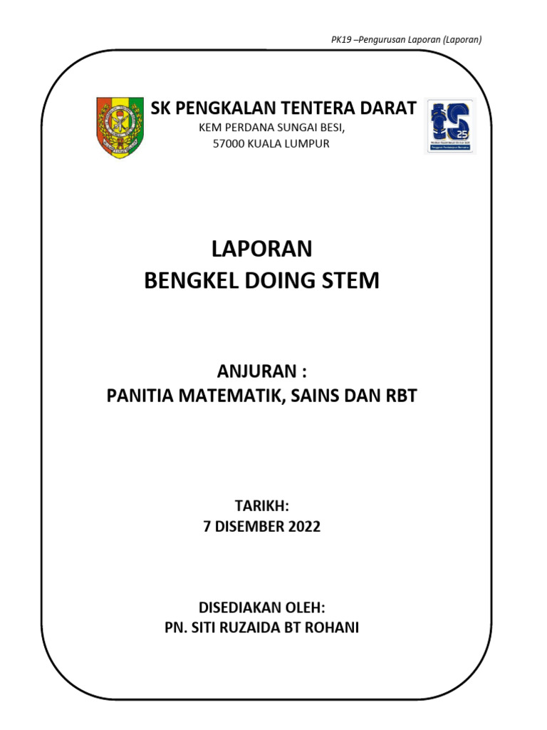 Laporan Bengkel Doing Stem 2022 | PDF