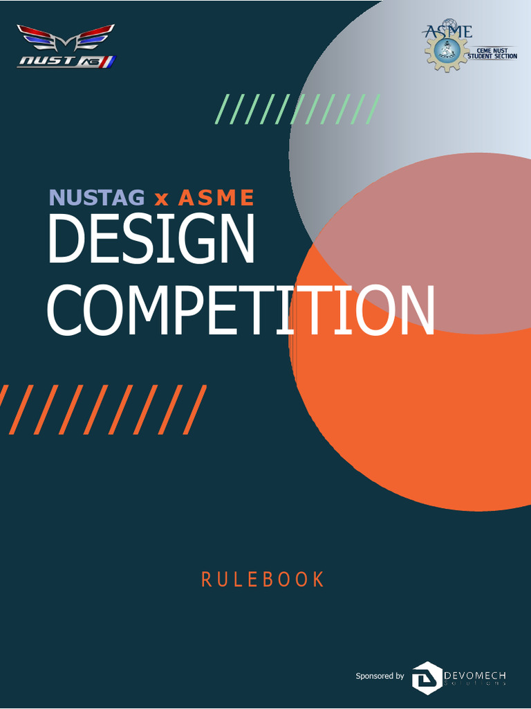 RuleBook - Design Competition | PDF | Simulation | Computer Aided Design