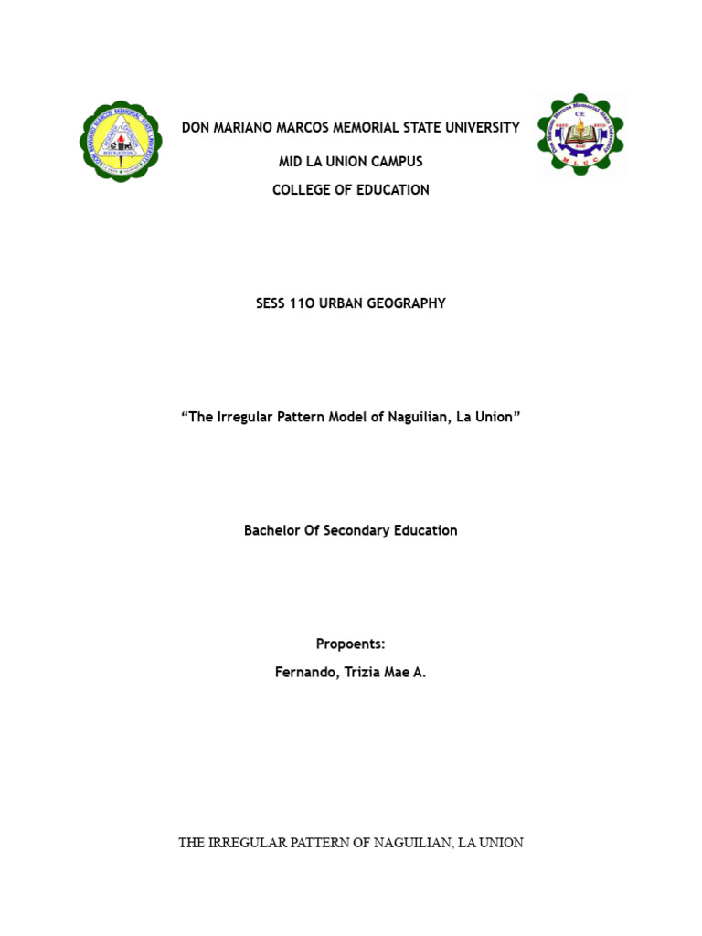 Urban Assignment | PDF