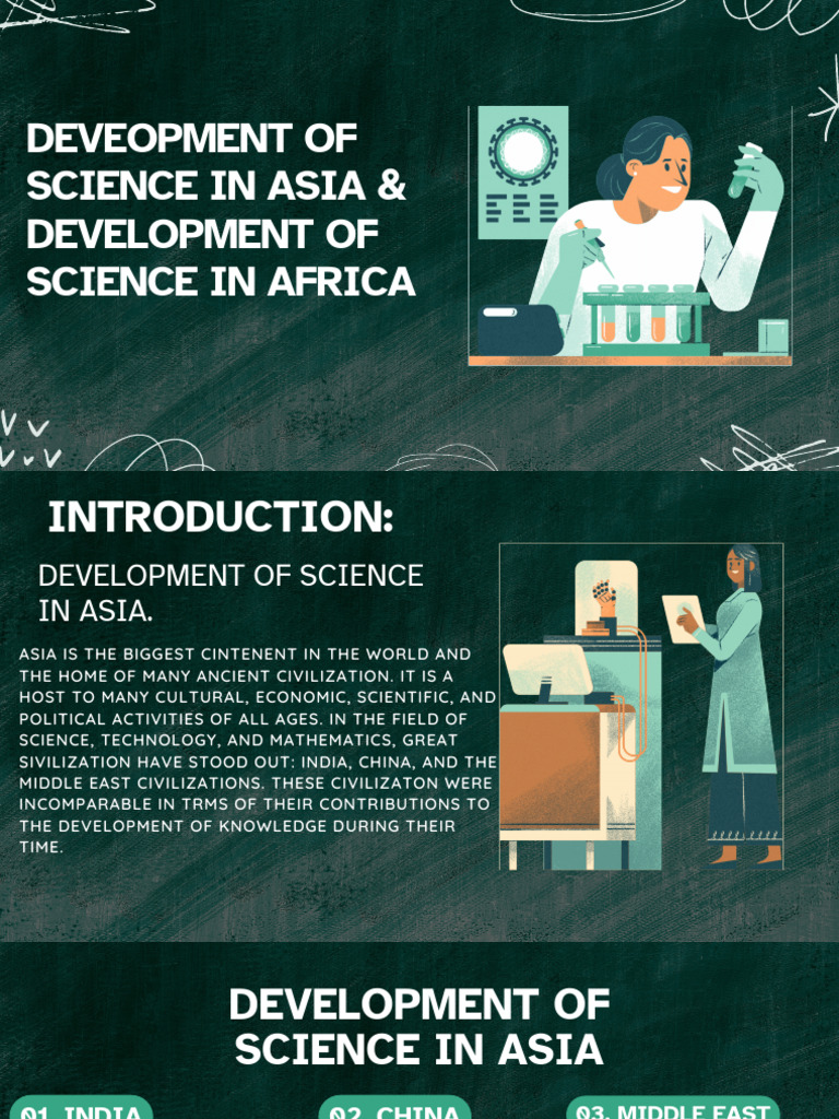 Green Illustrated Advances and Challenges in Science Presentation | PDF ...