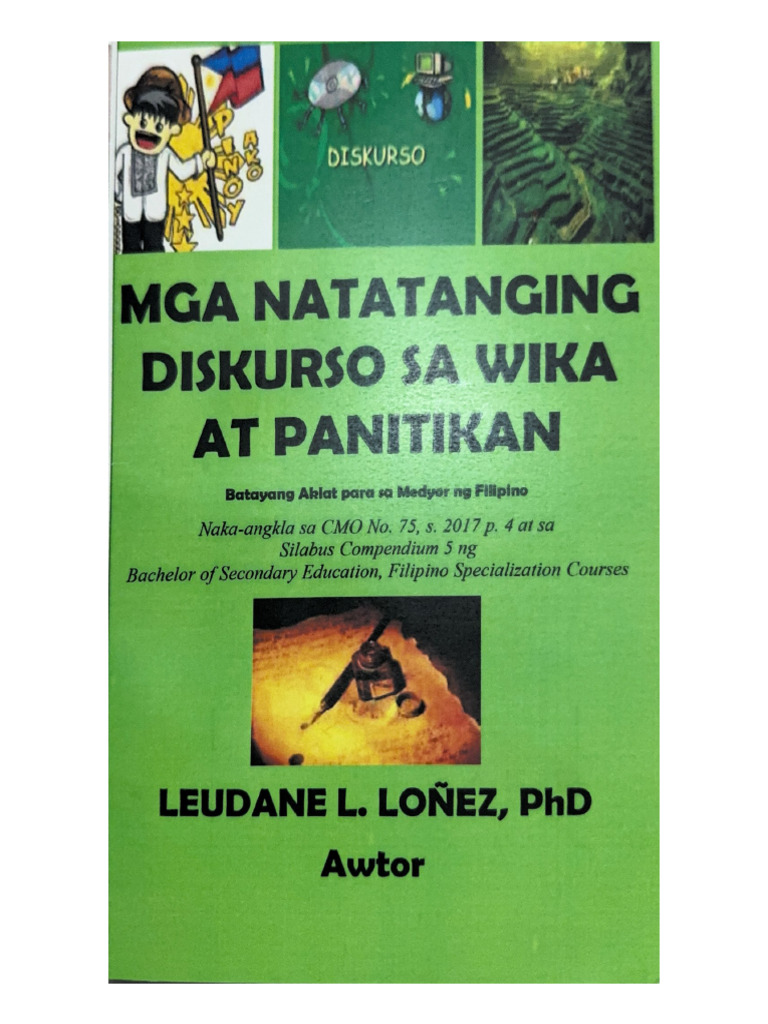 Talaan Mga Natatanging Diskurso Sa Wika at Panitikan | PDF