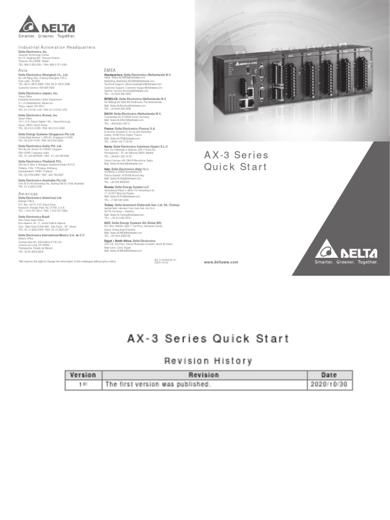 AX3 Series Quick Start | PDF | Programmable Logic Controller | Computer ...