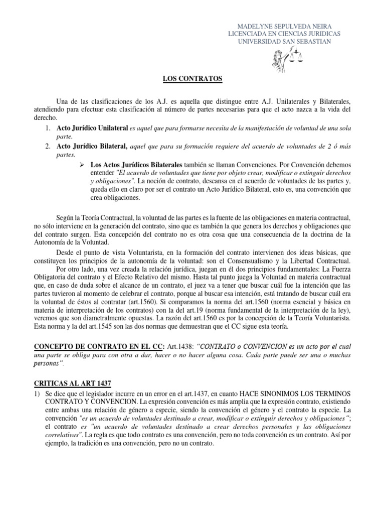 Contratos Parte General (26991) | PDF