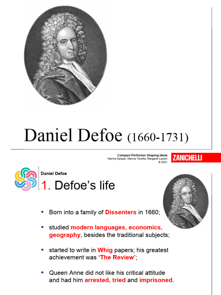 24 Daniel Defoe | PDF | Robinson Crusoe | Daniel Defoe