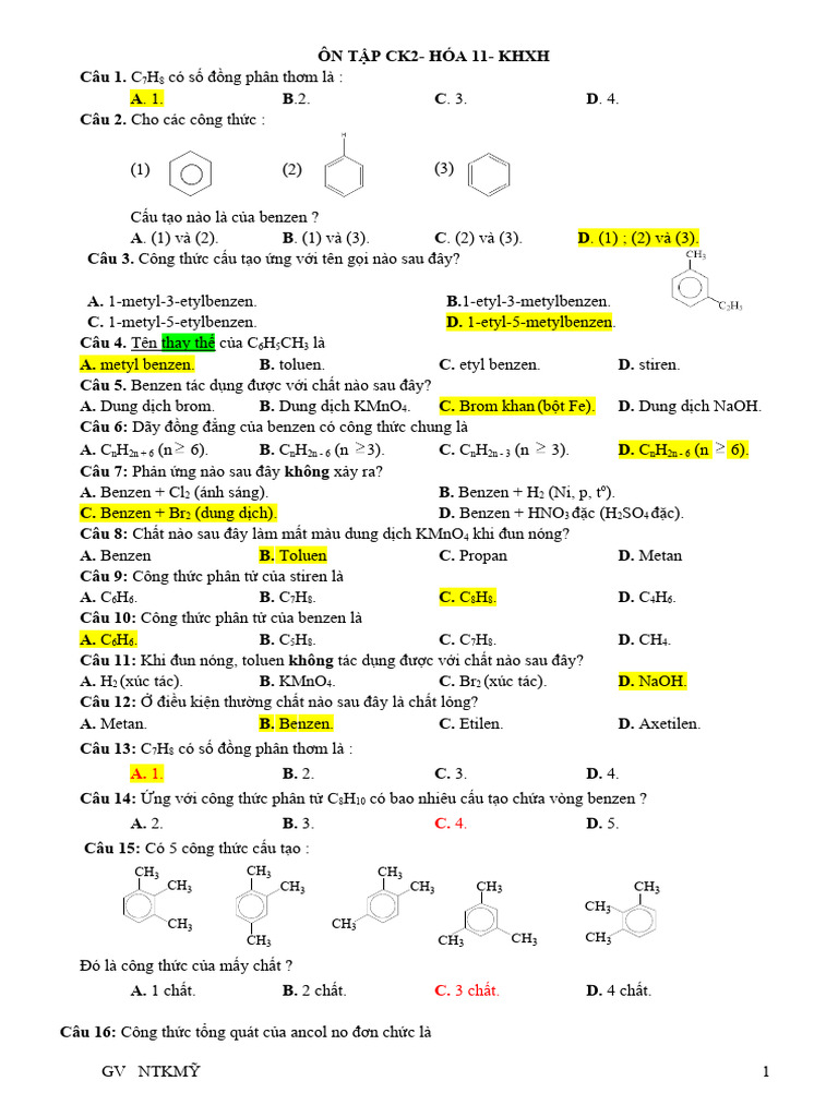 Ôn CK2 11 KHXH | PDF