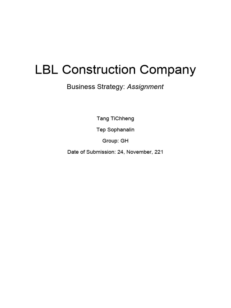 Final Draft-Business Strategy Assignment | PDF