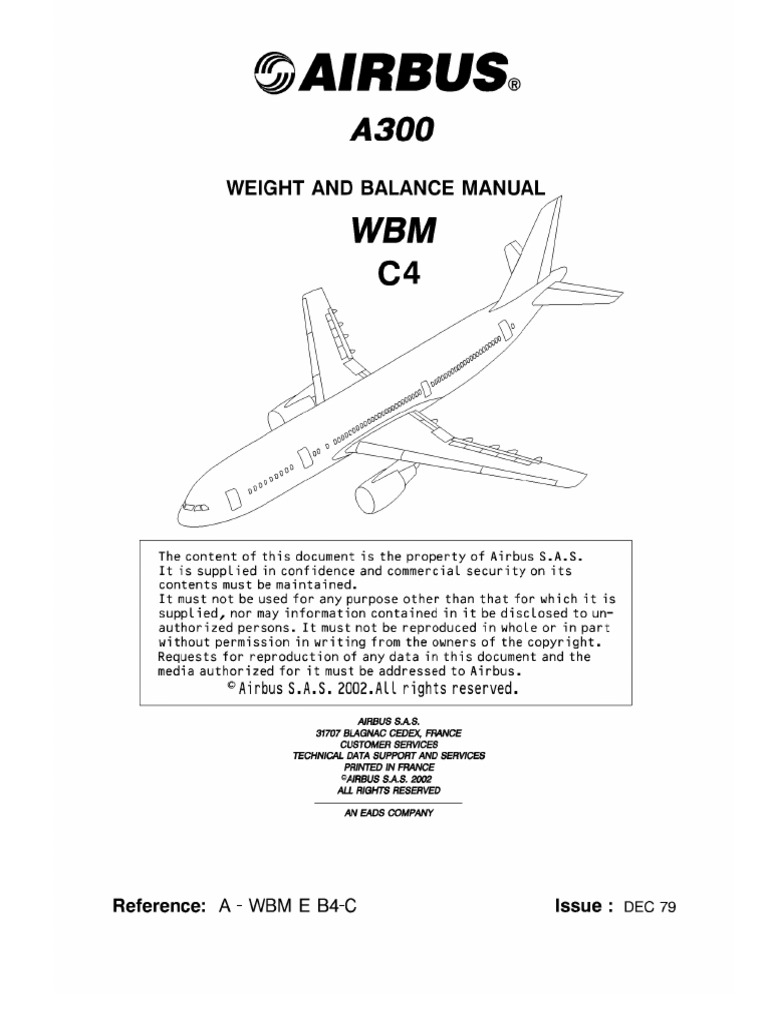 Weight and Balance Manual | PDF