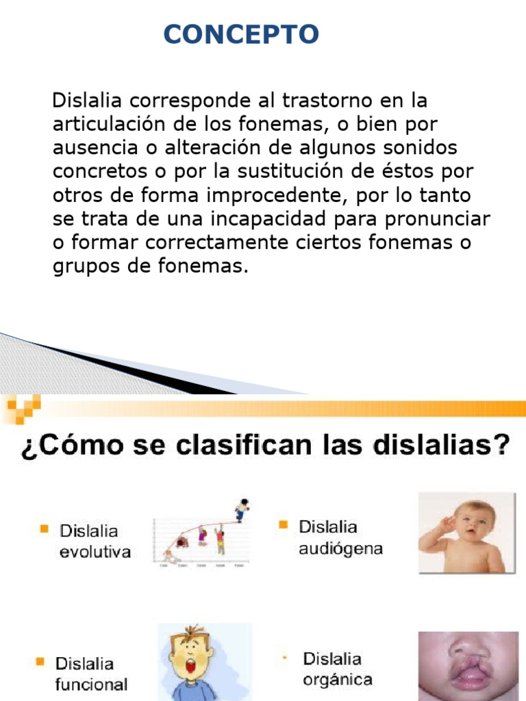 Dislalia: Tipos, Causas y Tratamiento | PDF | Voz humana | Lingüística