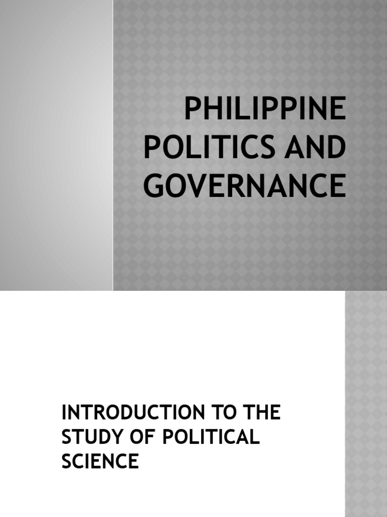 PPG Chapter 1 | PDF | Science | State (Polity)
