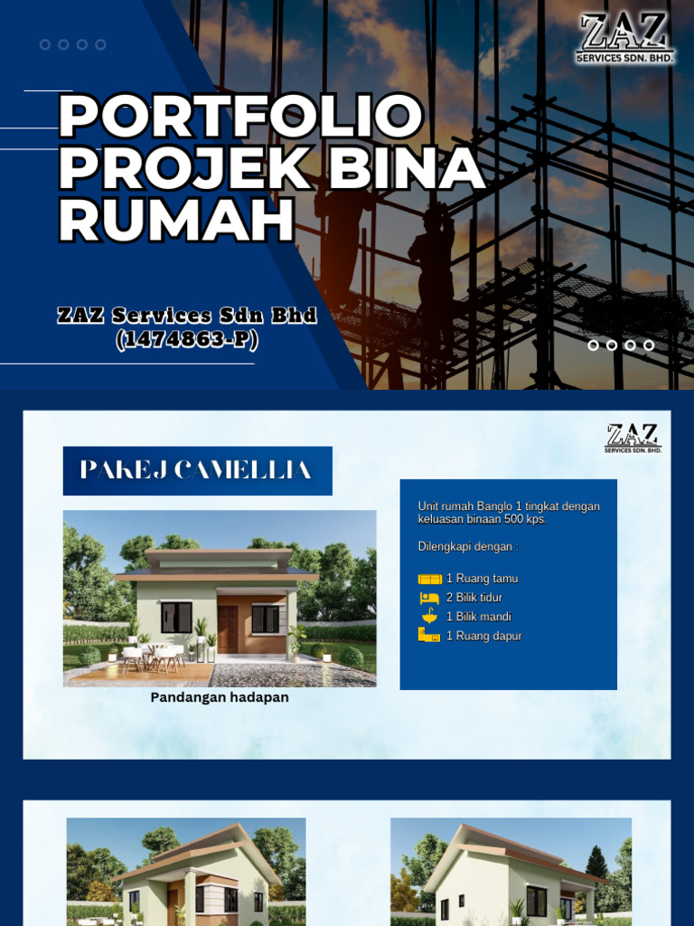 Portfolio Bina Rumah ZAZ Final | PDF