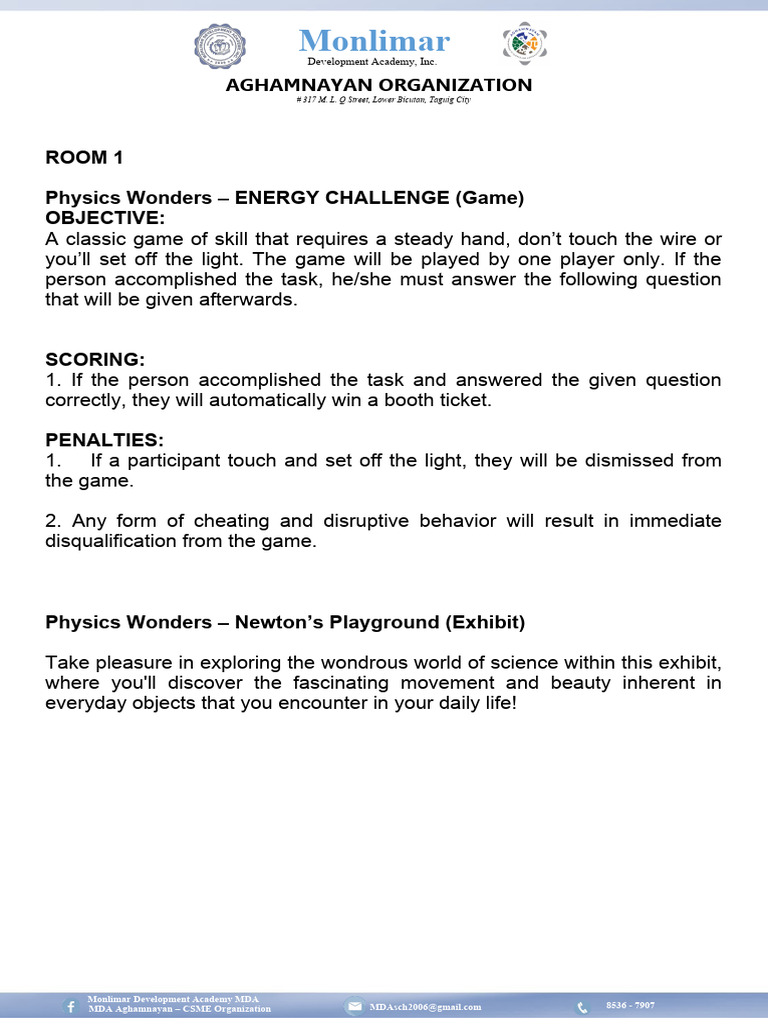 Csme Booth Guidelines | PDF | Physical Sciences