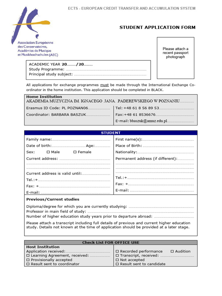 Student - Application - Form2 2 | PDF