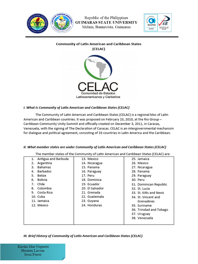 CELAC | PDF