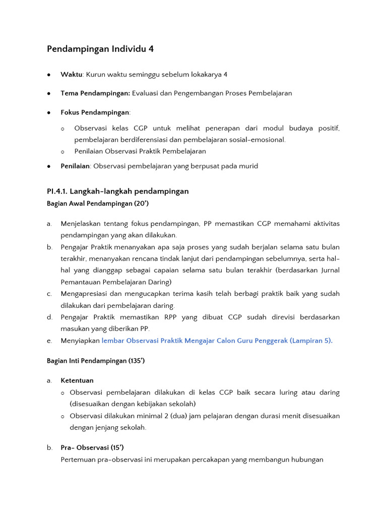 Langkah-Langkah PI 4 | PDF