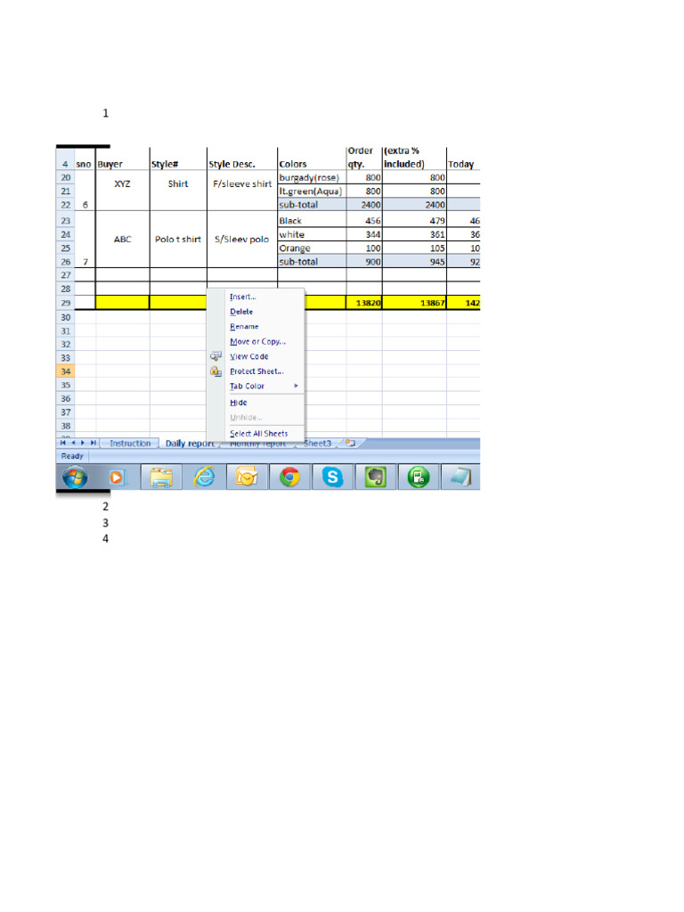 Daily Production Report Template | PDF