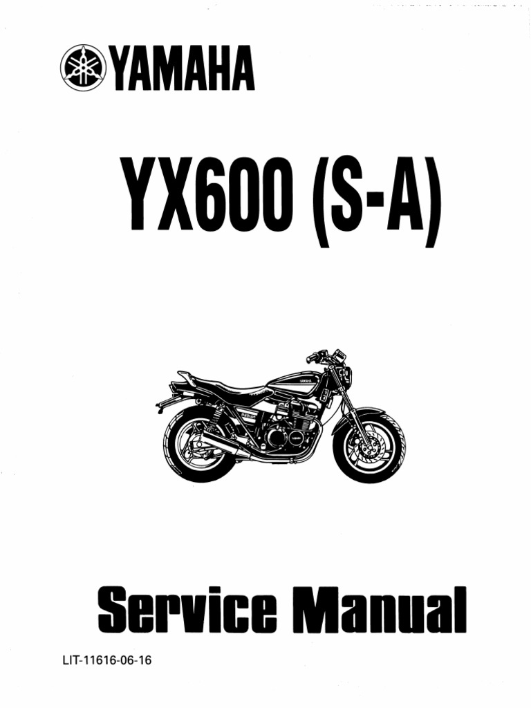Manual Taller Radian Yx 600 1987 | PDF | Manufactured Goods | Engine Technology