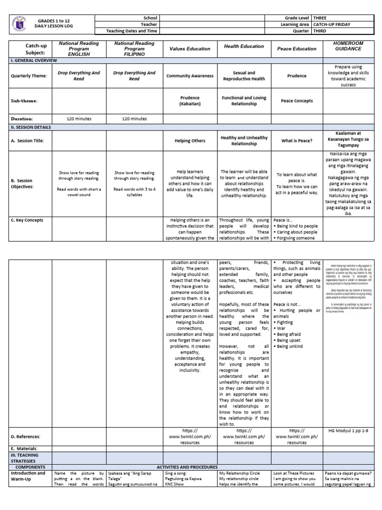 CATCH UP FRIDAY FEB 2 | PDF | Cognition