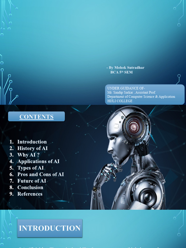 by Mohok Sutradhar Bca 5 SEM | Download Free PDF | Artificial Intelligence | Intelligence (AI ...