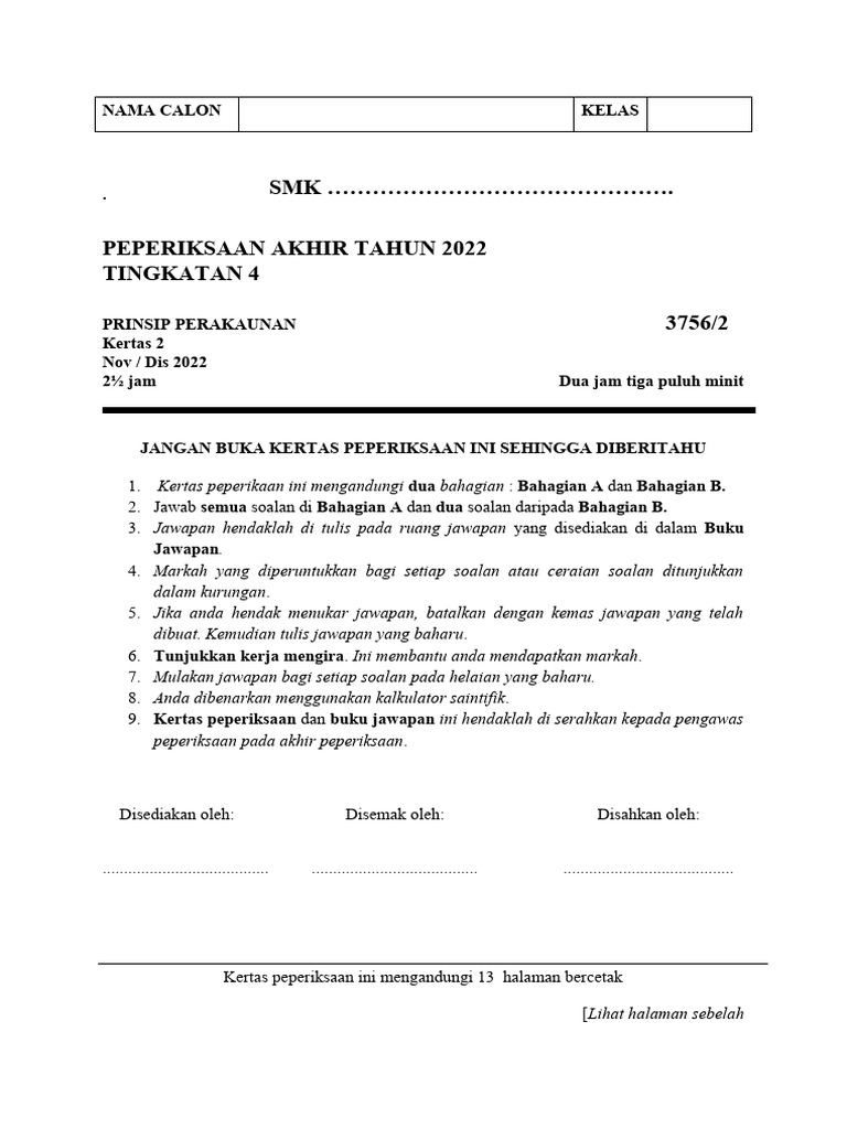 K2 Akaun T4 Pat 2022 | PDF