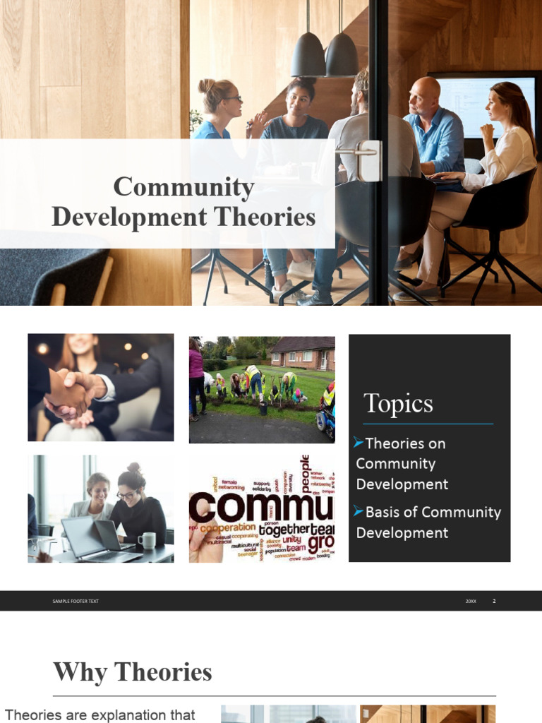 Community Development Theories | PDF | Sociology | Social Capital