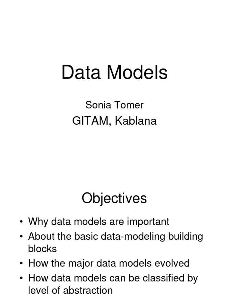 Data Models | PDF | Databases | Relational Database
