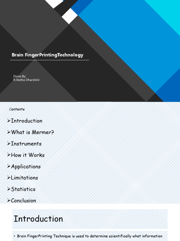 Technical Presentation (21ISR054) | PDF | Electroencephalography | Information
