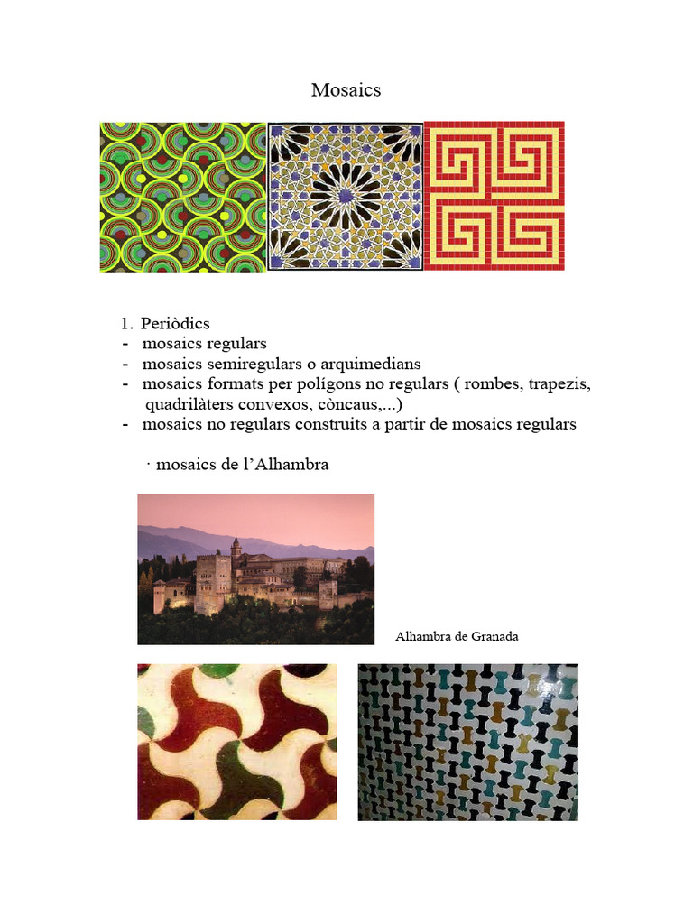 Mosaics PDF | PDF