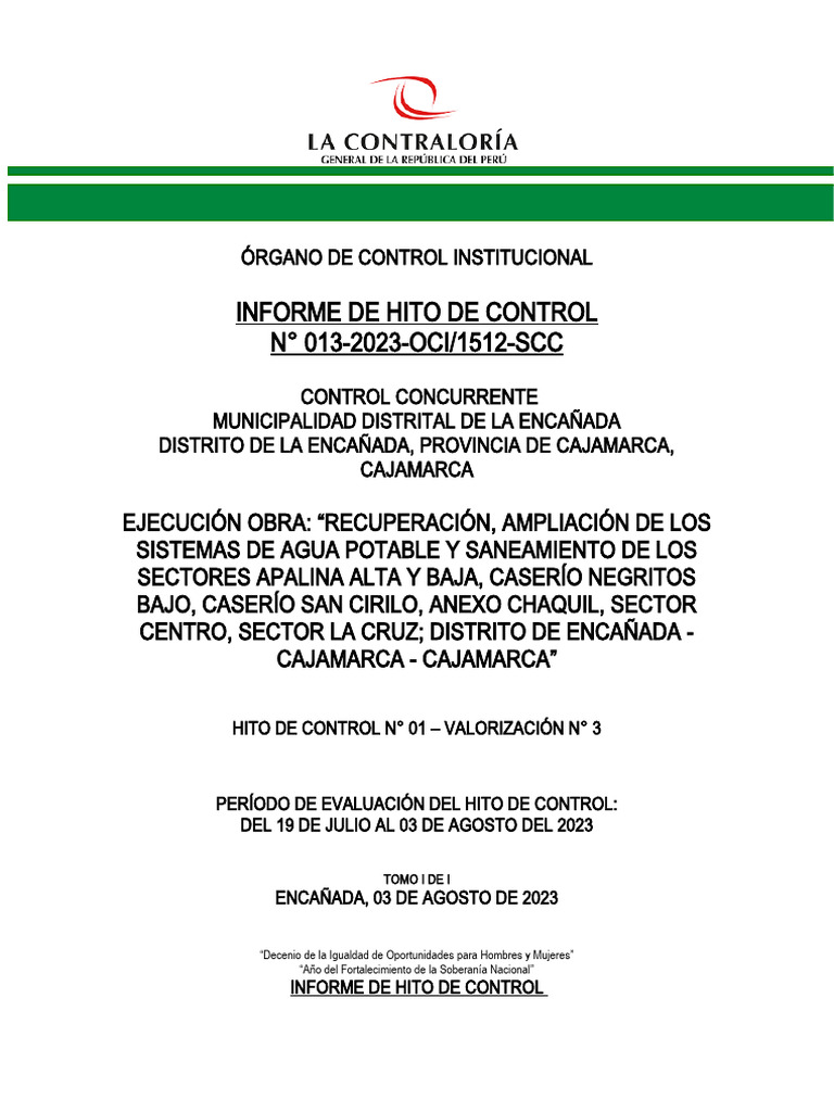Infome 013-2023 CC. Apalina 2-8 - (Rev2) (1) - Susan | PDF ...