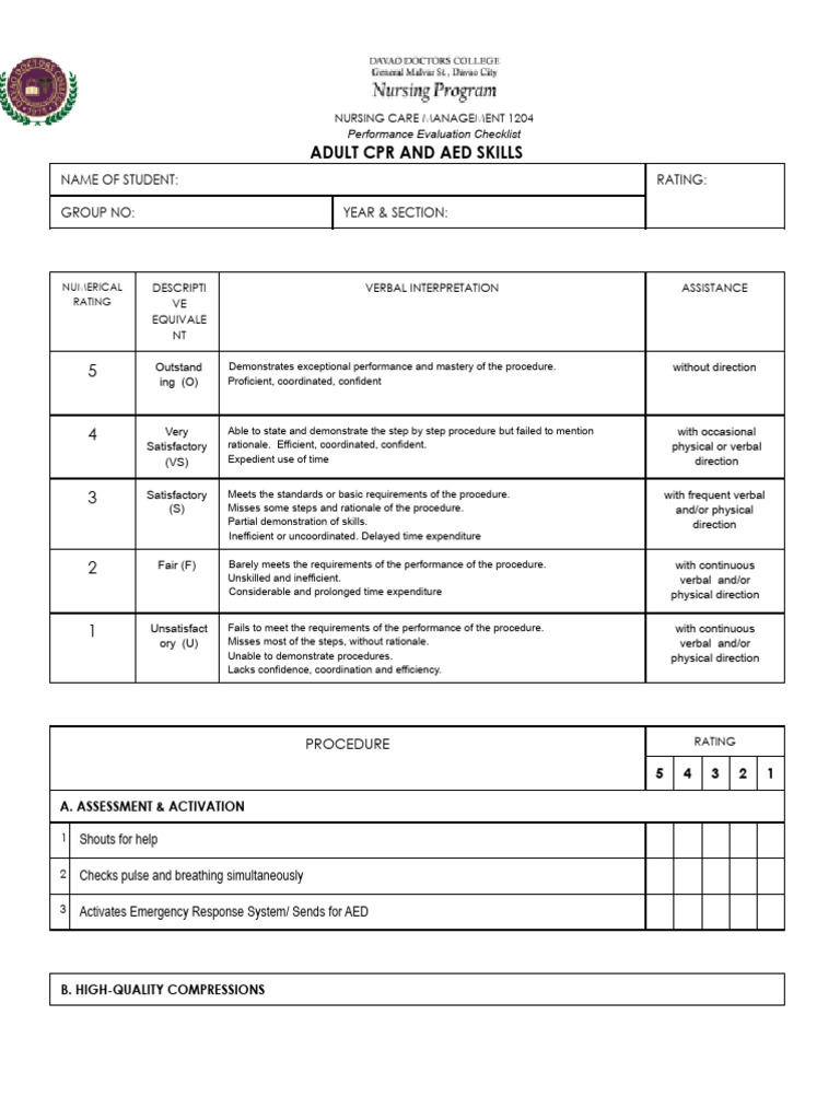Adult BLS PR | PDF | Cardiopulmonary Resuscitation | Clinical Medicine