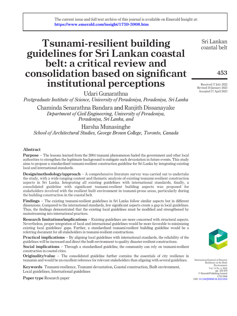 Tsunami-Resilient Building Guidelines | Download Free PDF | Ecological ... Tsunami-Resilient Building Guidelines | Download Free PDF | Ecological ...