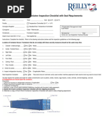 7 Point Container Inspection Checklist | PDF | Components ...