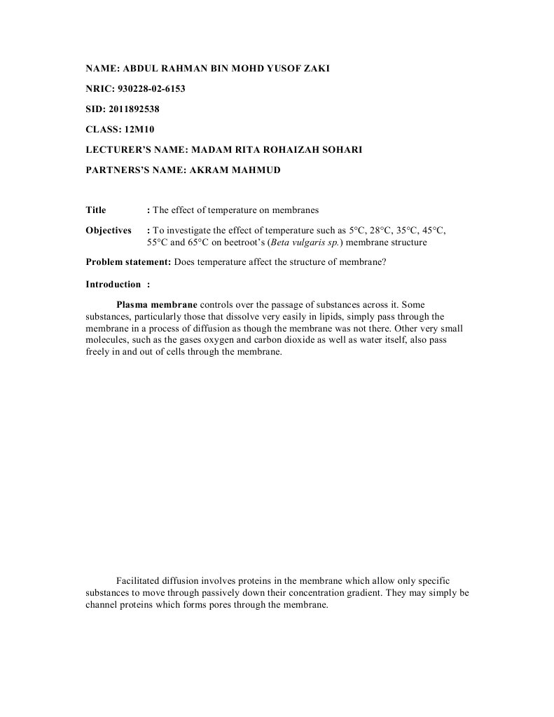 Beet Root | PDF | Cell Membrane | Spectrophotometry