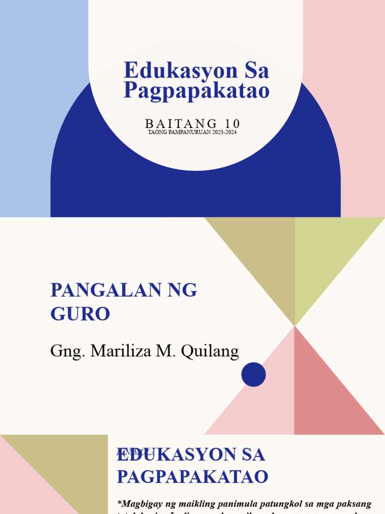 Esp Subject Orientation | PDF