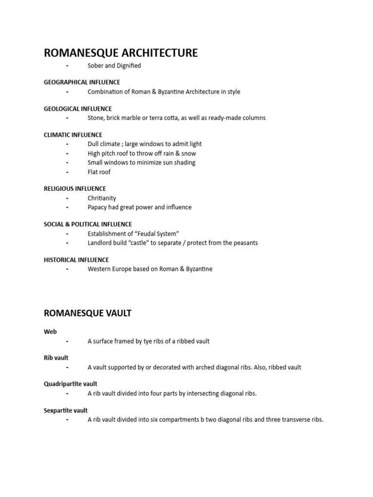 Hoa-2 Midterm Reviewer | PDF | Vault (Architecture) | Dome